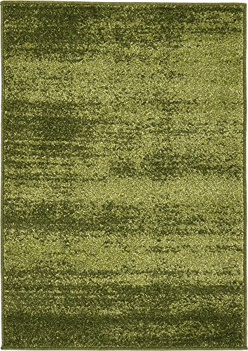 Unique Loom Del Mar Collection Area Rug - Lucille (2' 2" x 3' 1" Rectangle, Green/ Hunter Green)