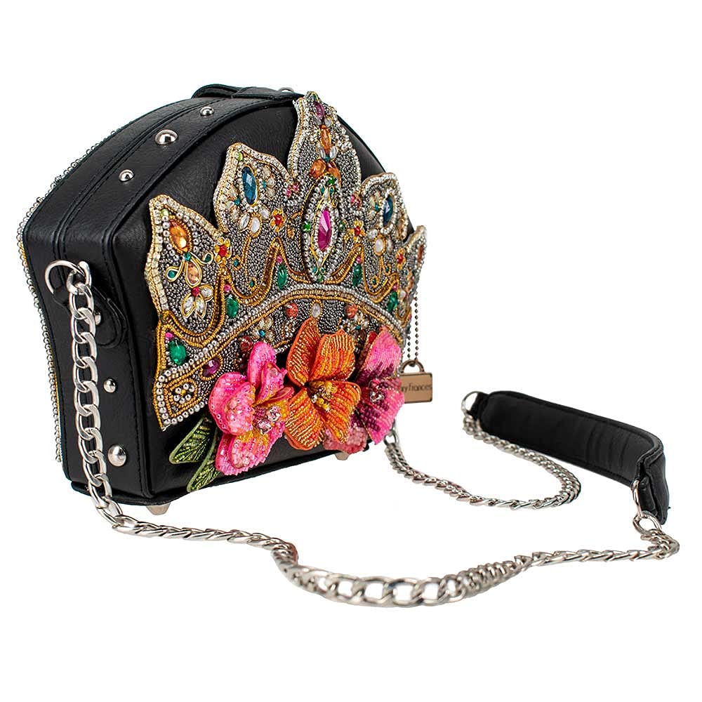 Mary Frances womens Princess Crossbody Crown Handbag Shoulder Bag, Multi, One Size US