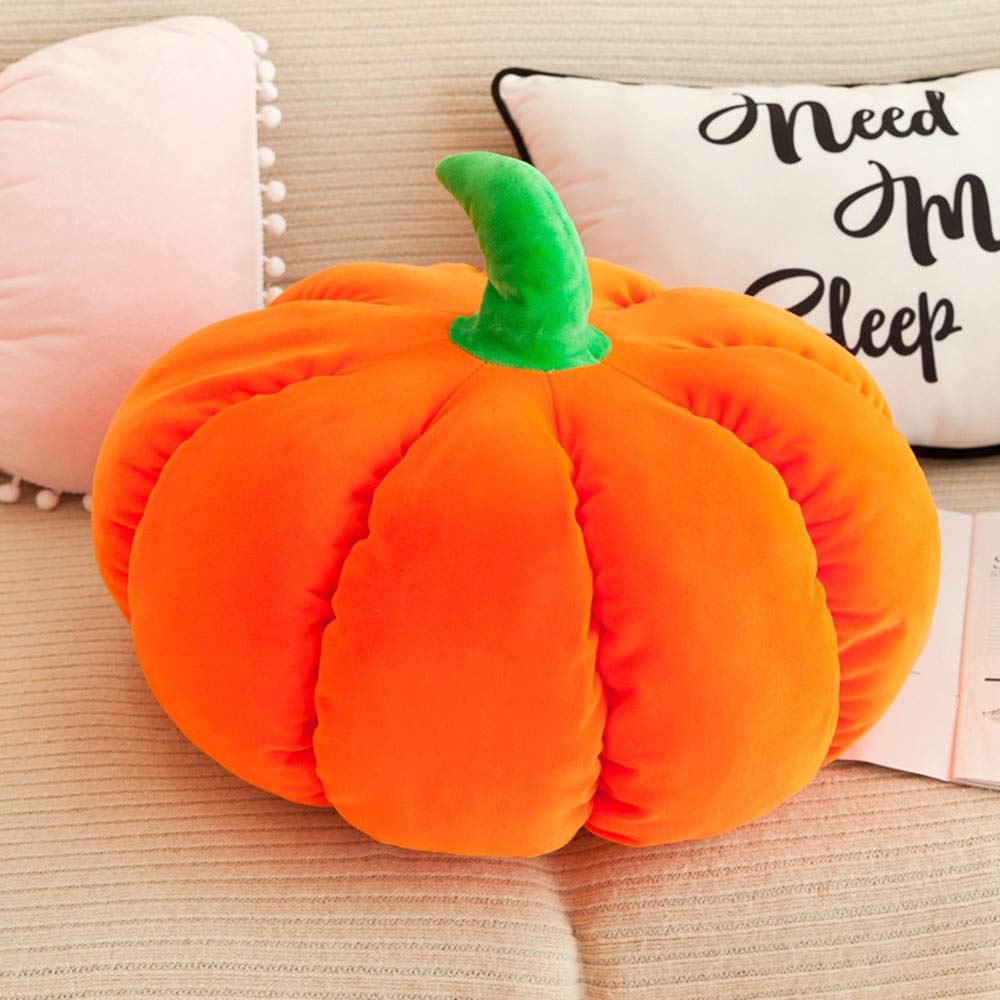 GracesDawn Plush Soft Pumpkin Plush Pillow Pumpkin Decoration Sofa Pillow Soft Pumpkin Gift. Plush Toy, Children’s Gift Orange (40cm[15.7] inch)