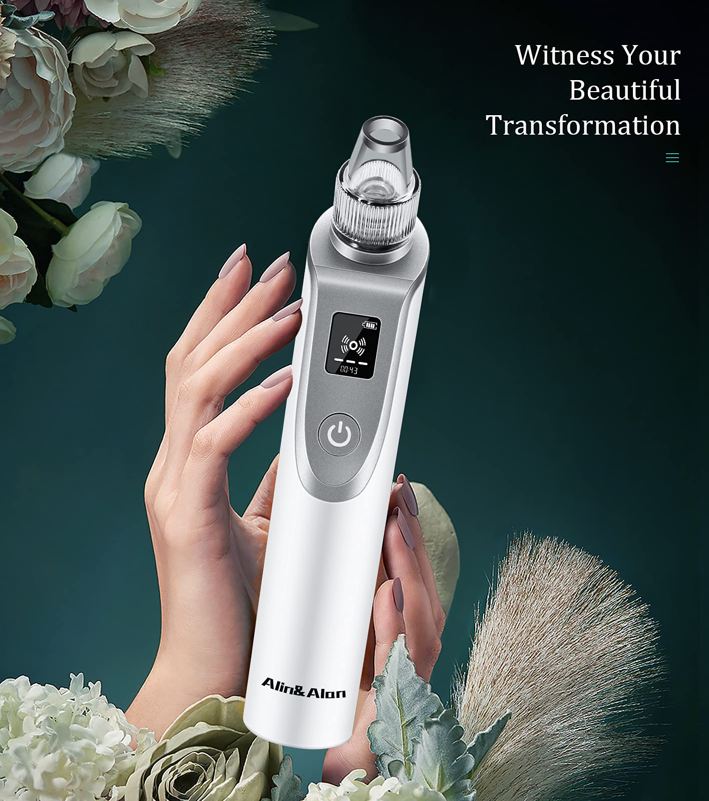 Blackhead Remover Pore Vacuum, Electric Blackhead Vacuum, Facial Acne Blackhead Remover Extractor Suction Device