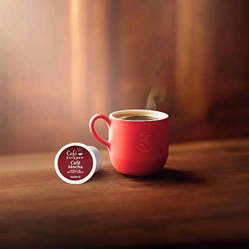 Cafe Escapes Cafe Mocha Keurig Single-Serve K-Cup Pods, 96 Count (4 Packs of 24)