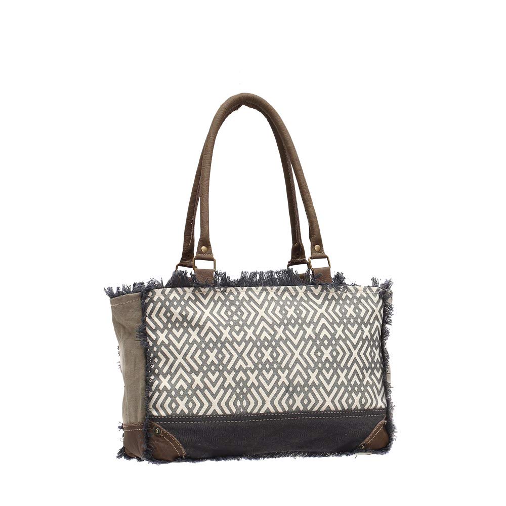 Myra Bag X-Design Upcycled Canvas Handbag S-1044