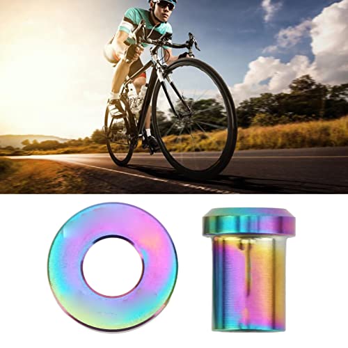C Brake Pivot Nut, Rust Protection Small C Brake Caliper Nuts for Road Bike(Colorful)