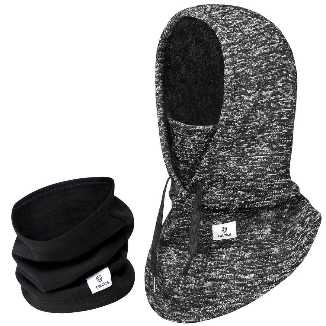 C CALOICS Ski Mask Winter Balaclava for Cold Weather Windproof Face Mask for Men Women Skiing Snowboading & Motorcycle Riding