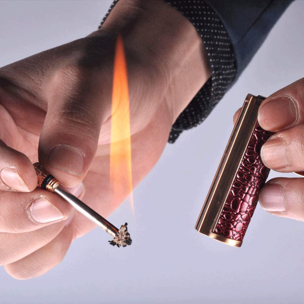 BOLLAER New Match Metal Matchstick Gift Outdoor Fire Starter Waterpoof Survival Gear Hiking Match Lighter Fire Starter Keychain