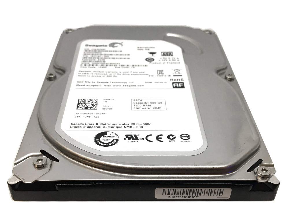 Seagate Barracuda ESA-3502 Internal Hard Drive 3.5 Inches - 500 GB (ST500DM002) + Silicone HDD 3.5 Inch Protective Cover - White