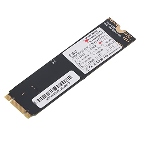 CHICIRIS SSD Hard Drive, Portable Anti Drop Anti Shock Universal SSD for PC and Laptop Tablet 64GB