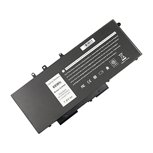 DCH GJKNX 68wh Laptop Battery Replacement for Latitude 5580 5480 5280 Precision 3520 Precision 15 3520 GD1JP Battery(7.6V)