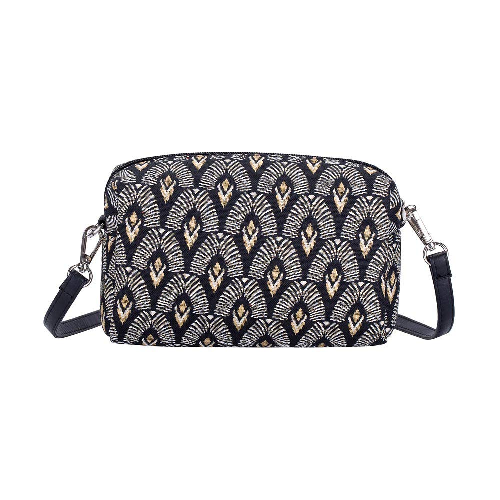 Signare Tapestry Small Crossbody Bag for Women pouch Bag with Fashion Pattern Design (Art Decor - Luxor, HPBG-LUXOR)