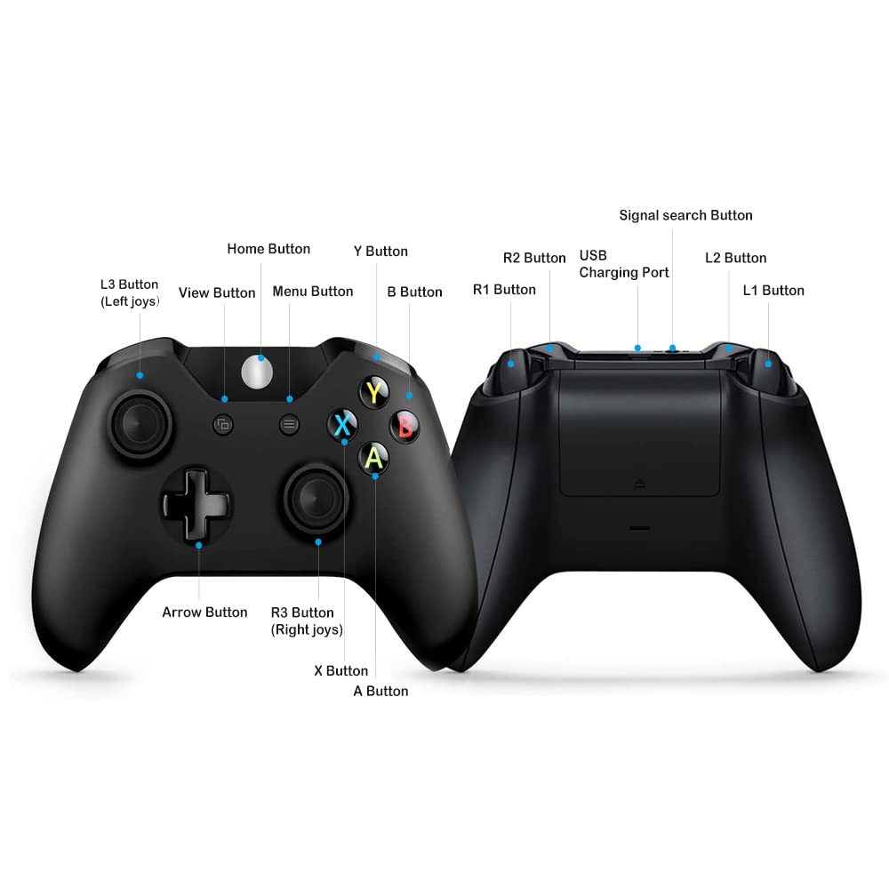 Beproess Wireless Controller for Xbox one, 3.5mm Headphone Jack gamepad Compatible with Xbox One/One S/One X/One S/PC Window10