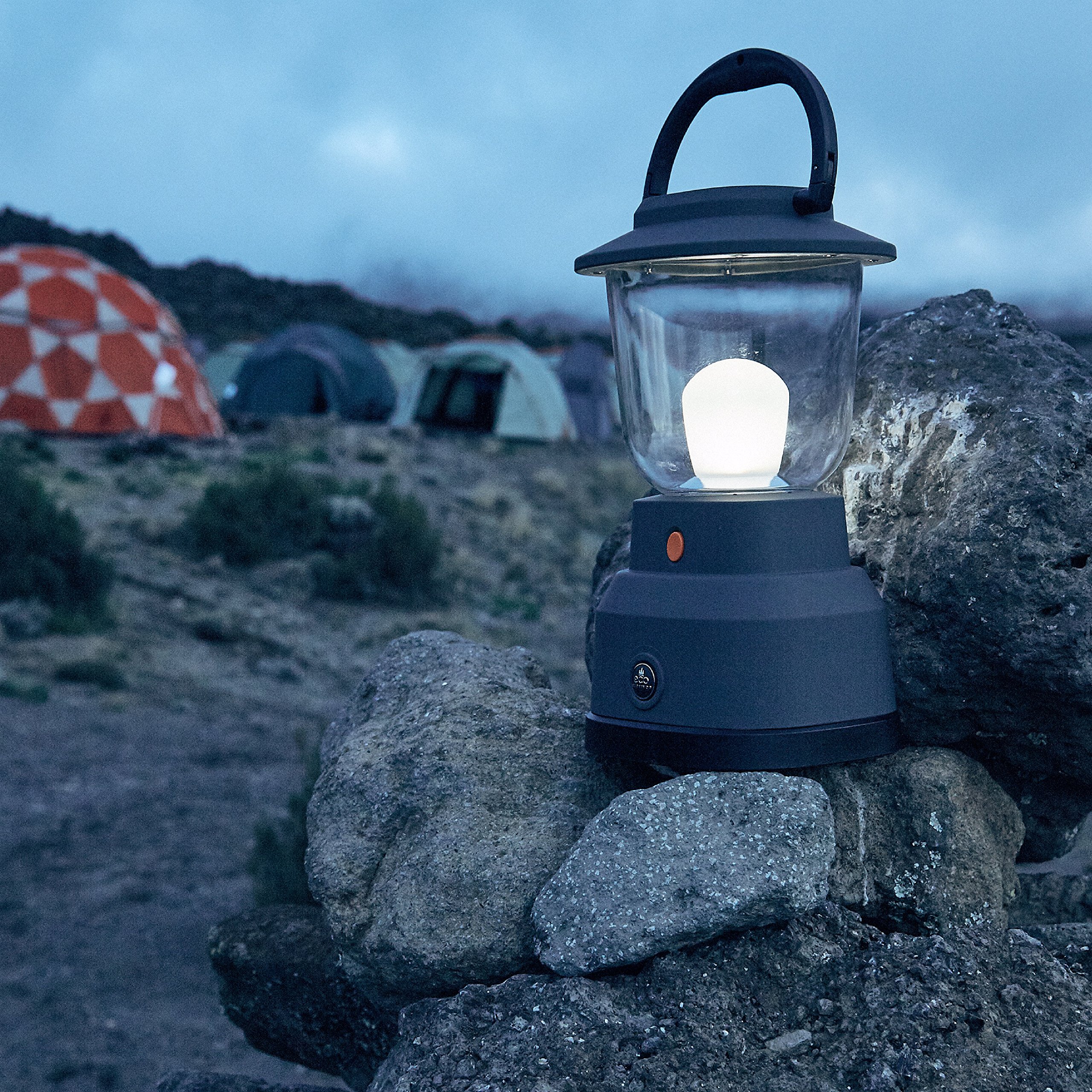 Eco Survivor EcoSurvivor LED Camping Lantern, Emergency Lantern, Battery Powered, 800 Lumens, 200 Hour Run Time, Gray, Ideal for Hiking, Outdoors, Emergency, Hurricane and Storm, 39616