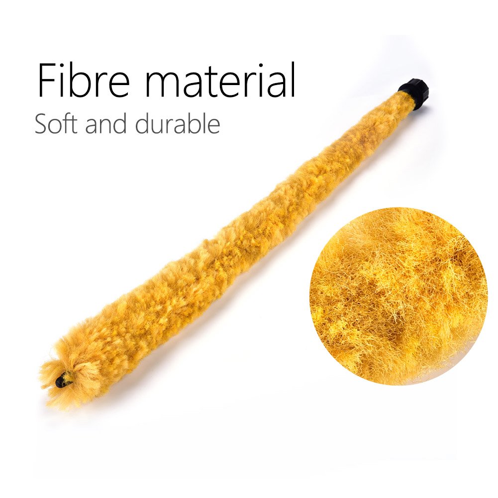 Sax Cleaning Tool, 60cm/23.6inch Tenor Sax Cleaning Brush Flexible Saxophone Pad Saver Cleaner Maintain Care Tool
