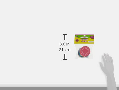 Teacher Created Resources Foam Fraction Circles (20611),Multi