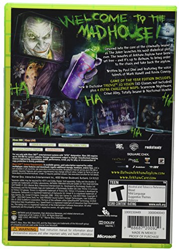 Batman: Arkham Asylum [Game of the Year Edition] (Platinum Hits)