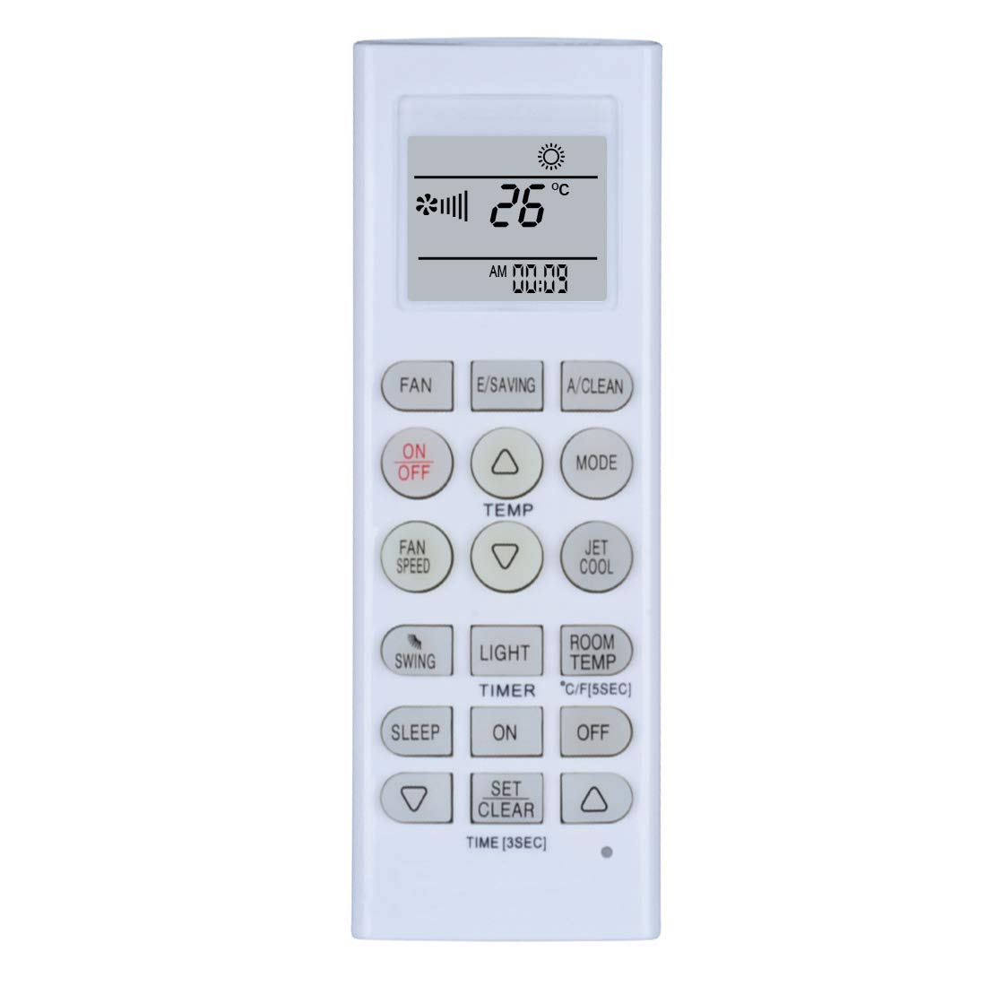 Replacement Friedrich Air Conditioner Remote Control AKB73456118 AKB73456119 AKB73975604 AKB73975603 Work for M09CJ M09YJ M12CJ M12YJ MW09C1J MW09Y3J MW12C1J MW12Y3J M18CJ M24CJ MW18C3J MW24C3J HM12YJ