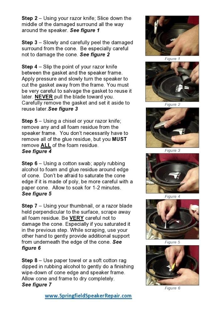 Klipsch 6.5" Subwoofer Foam Surround Edge Repair Kit - 1 Speaker Kit - Compatible with Klipsch Pro Media 2.1, B16AR90PF-01FW, Many More