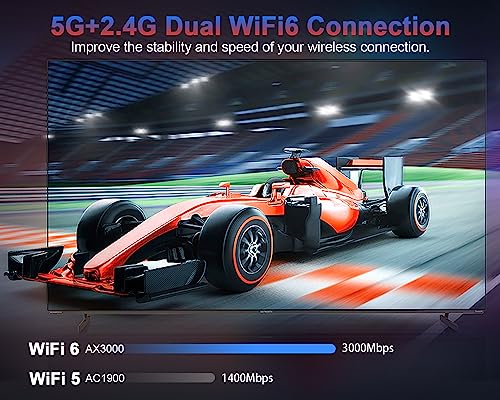 Magcubic Wireless Old Game Console Android TV Stick, Old Game Stick 8K HDMI Output, Plug & Play Video Game Stick 10000+ Games, 64G, 3D, 10 Emulators Dual 2.4G Wireless Controllers