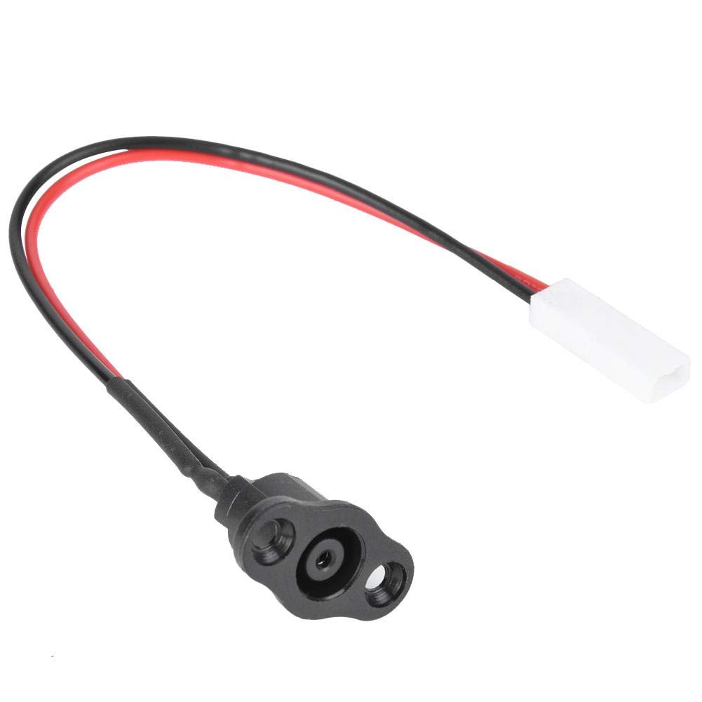 Battery Charger Connector Plug, Charging Port for M365 with Waterproof Cover for M365 Electric Scooter Accessory