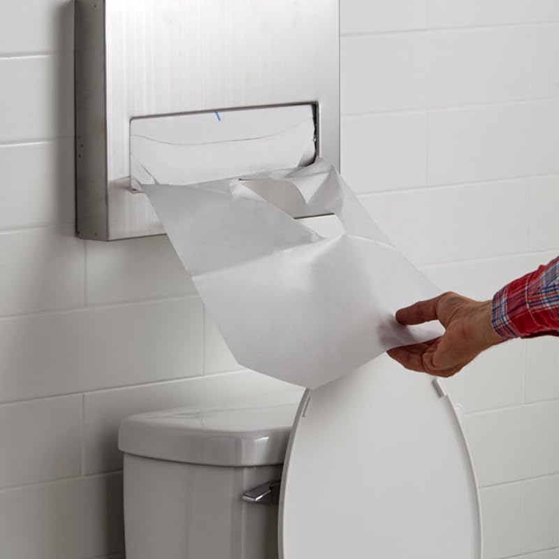 HANZE INTL Toilet Seat Covers Disposable Half-Fold Toilet Seat Cover 4 Pack of 250Pcs (1000pcs)