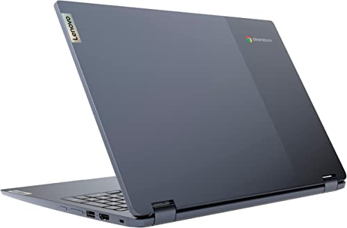 Lenovo Flagship Flex 2 in 1 Chromebook 15.6Inches FHD Touchscreen Business Student Laptop Intel Celeron N4500 Processor 4GB RAM 64GB eMMC Google Classroom Zoom Ready WiFi 6 Webcam Chrome OS Blue
