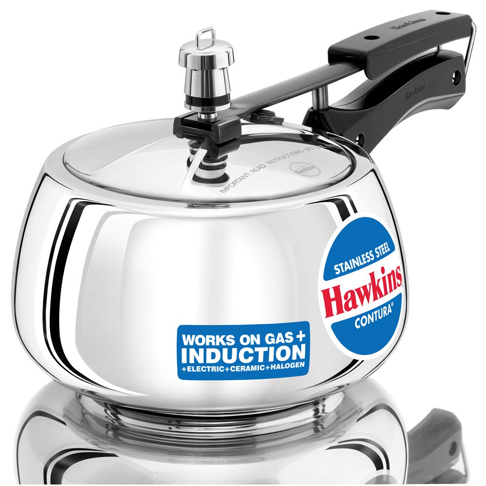 Hawkins Contura-SSC30 Pressure cooker, Small, Silver