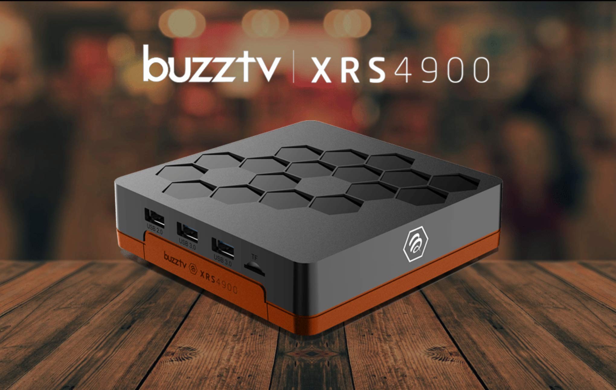 BuzzTV XRS4900 - Android 9 Set-Top Box 4K Ultra HD - 4GB RAM 128GB Storage