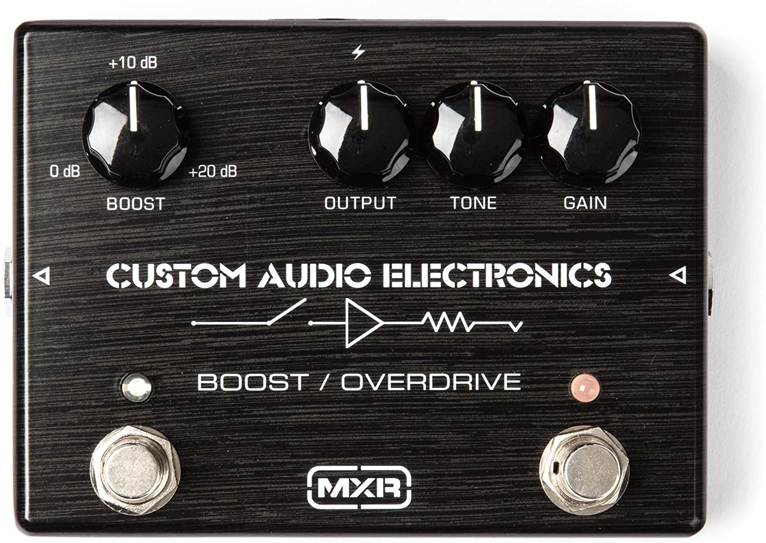 Briskdrop MXR MC402 Boost/Overdrive Bundle with 2 Patch Cables and 2 Instrument Cables
