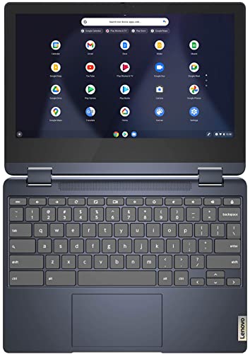 Lenovo Newest Flex 3 11.6" HD Touchscreen 2-in-1 Chromebook, MediaTek 8-Core MT8183 CPU(Up to 2.0GHz), 4GB RAM, 320GB Space(64GB eMMC+256GB Card), WiFi, Bluetooth, Webcam, USB-C, Chrome OS+JVQ MP