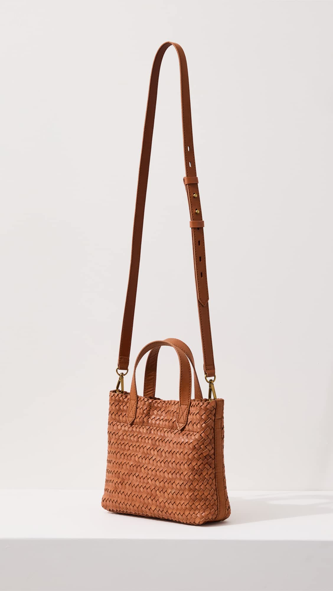 Madewell Women's The Small Transport Crossbody, Burnished Caramel, Brown, One Size