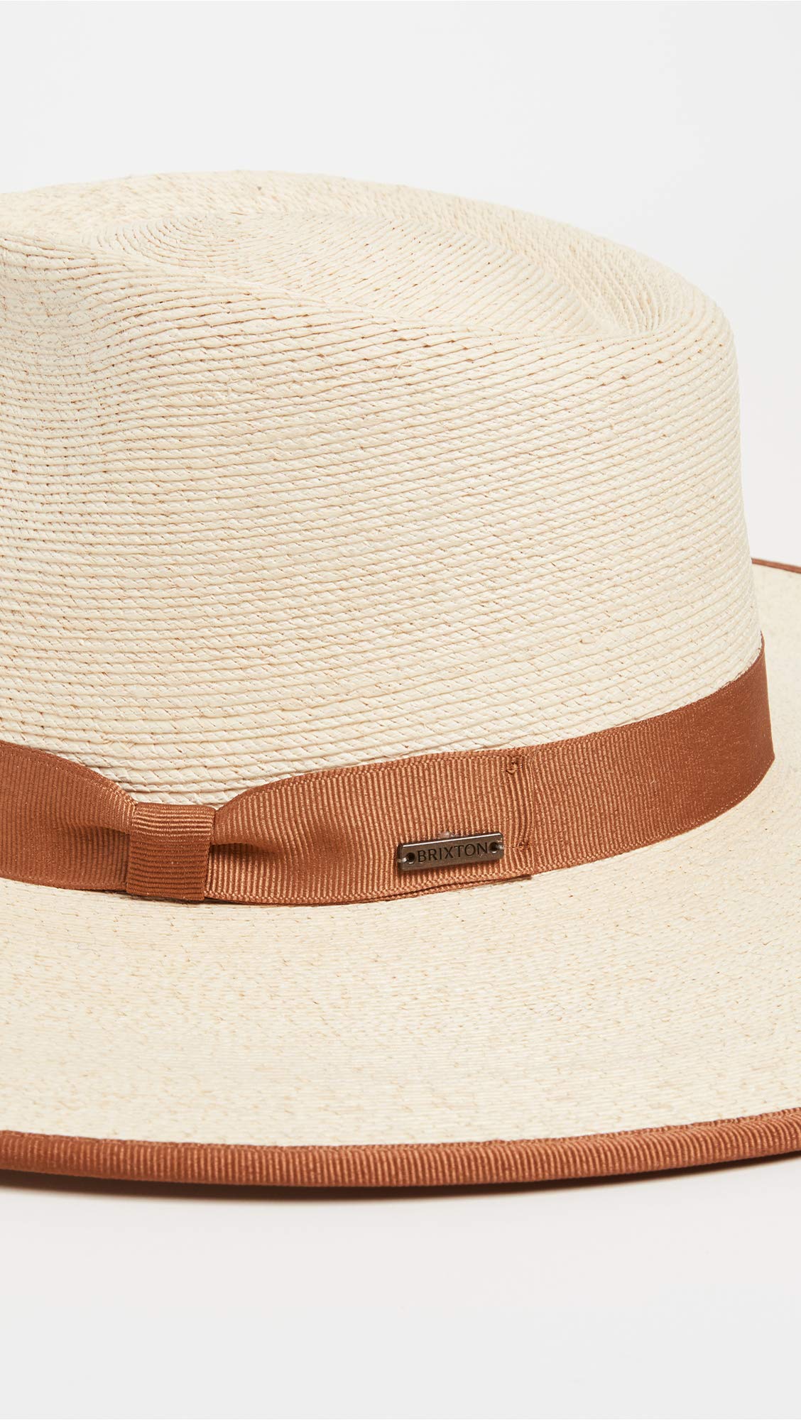Brixton Women's Joanna Straw Rancher Hat, Natural, Tan, Small