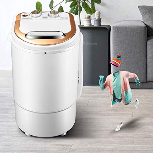 BHVXW 1.2kg 260W Mini Wash Machine Semi-Automatic Single-Barrel Washer Prevent Winding Wheel Laundry Product