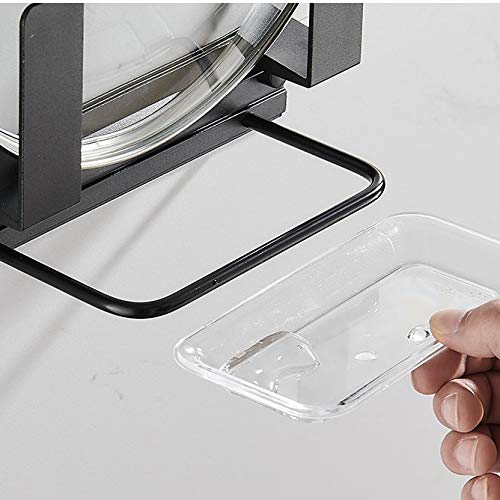 BHVXW Pot Lid Rack Shelf Holder with Water Tray Pan Cover Cutting Board Holder Organizer Rack Kitchen Accessories
