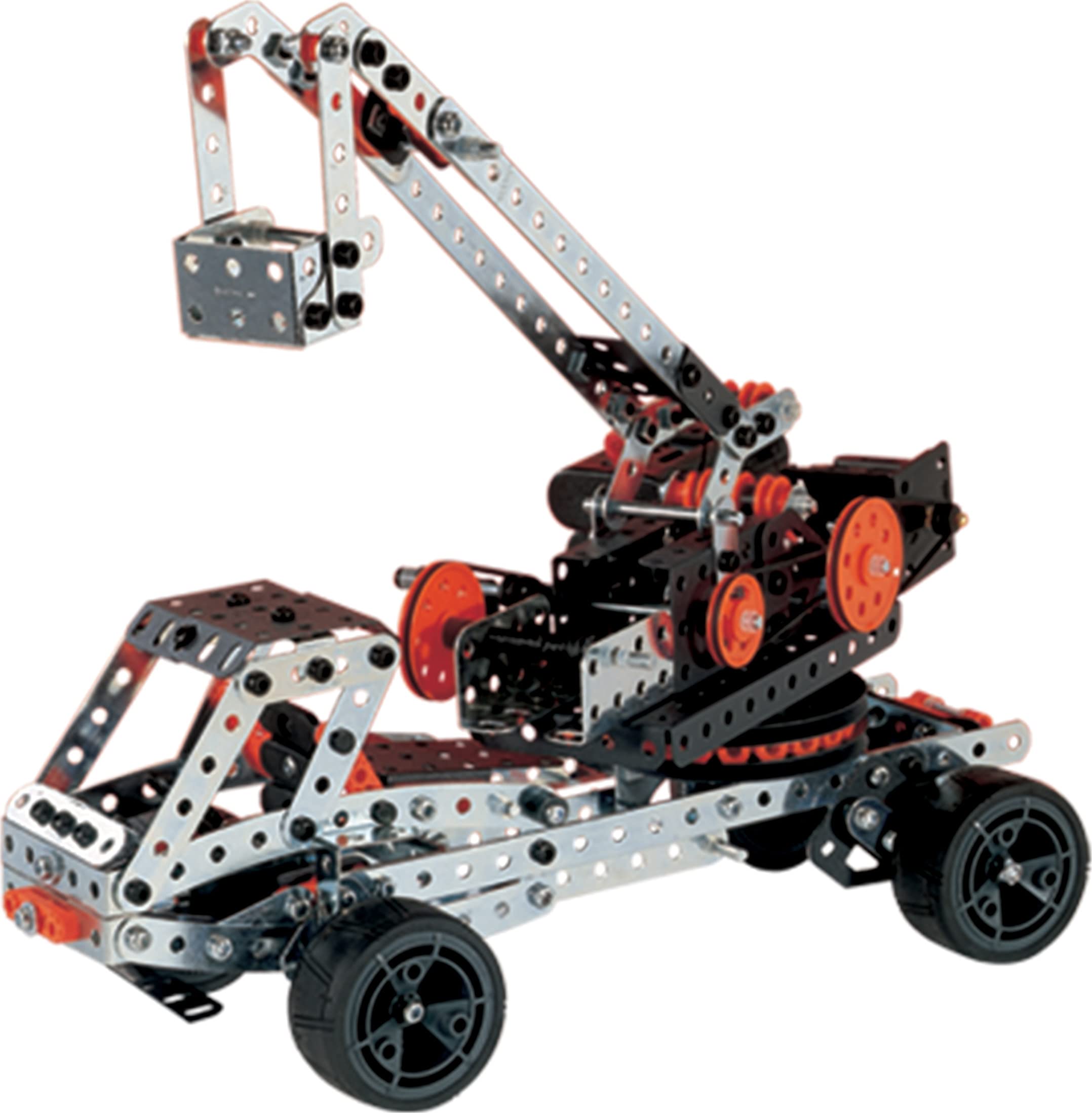 Meccano, Super Construction 25-in-1 Motorized Building Set, STEAM Education Toy, 638 Parts, for Ages 10+