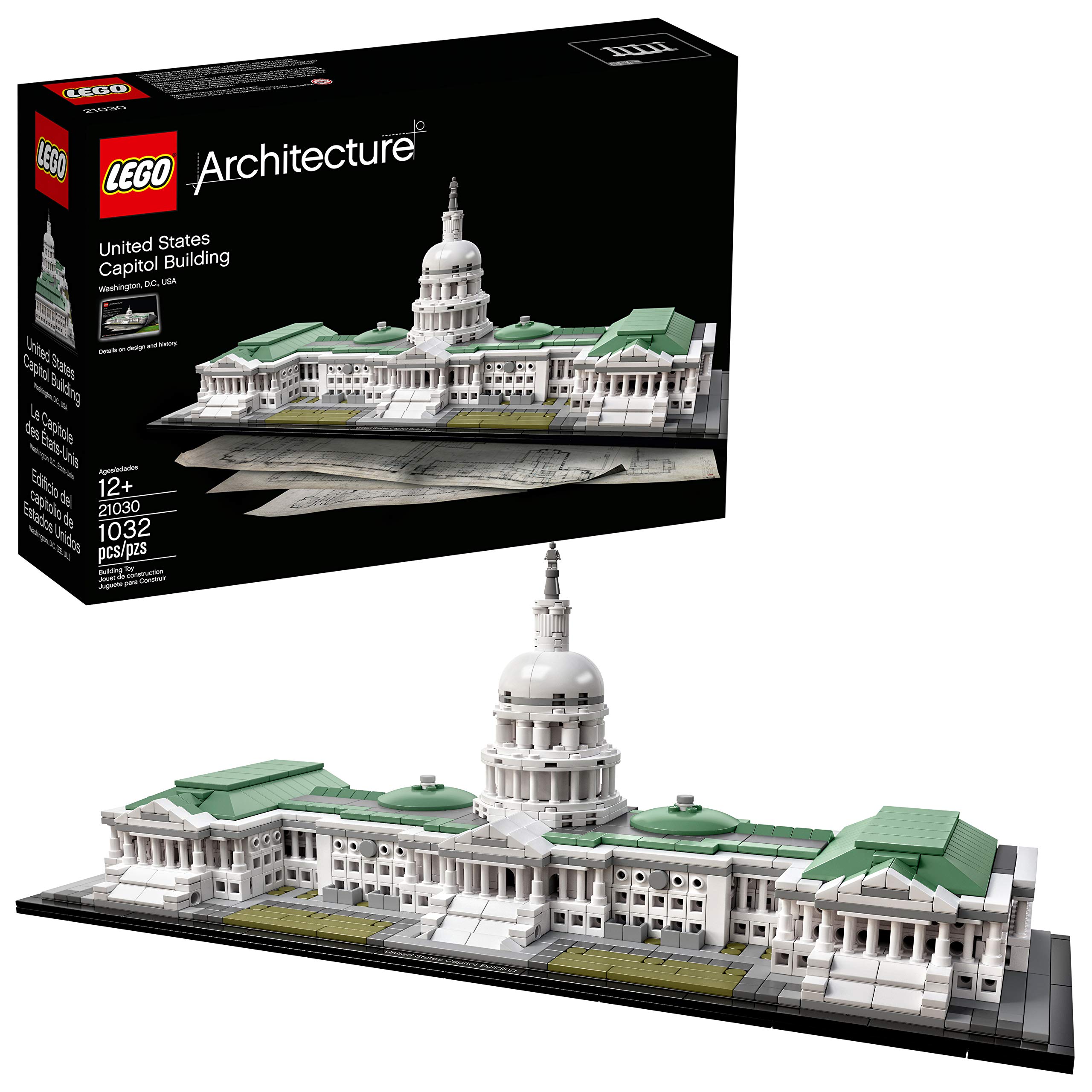 LEGO Architecture 21030 United States Capitol Building Kit (1032 Pieces)
