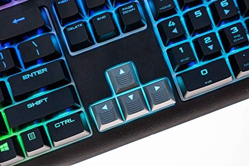 Mechanical Keyboard keycaps WASD keycaps Direction Keys Non-Slip Texture Design keycaps Professional Gaming keycaps (red)