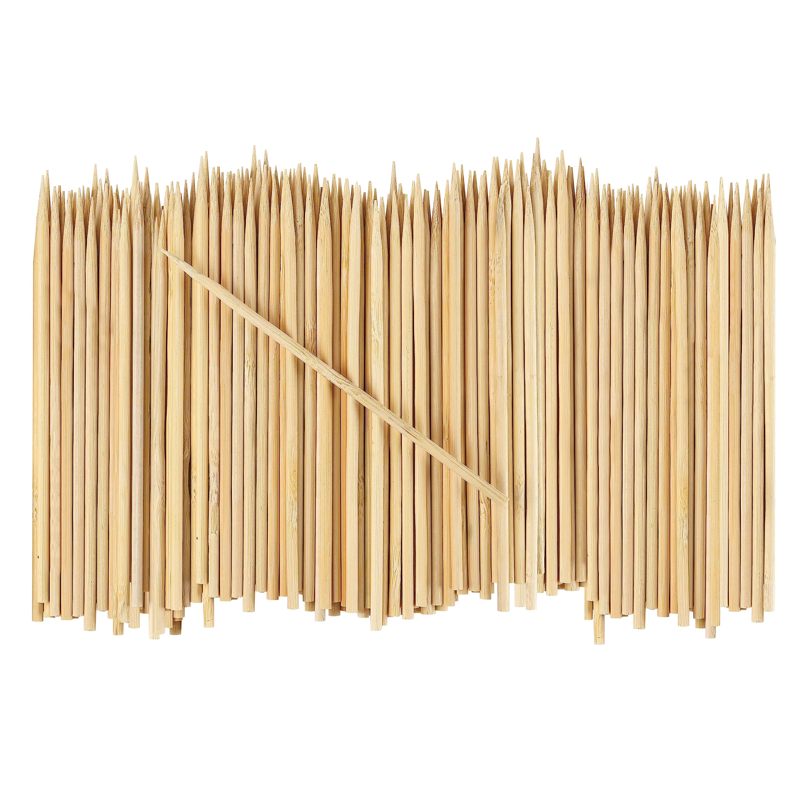 Comfy Package [100 Count] 6 Inch Bamboo Wooden Skewers For Grilling, Shish Kabob, Fruits, Appetizers, and Cocktails