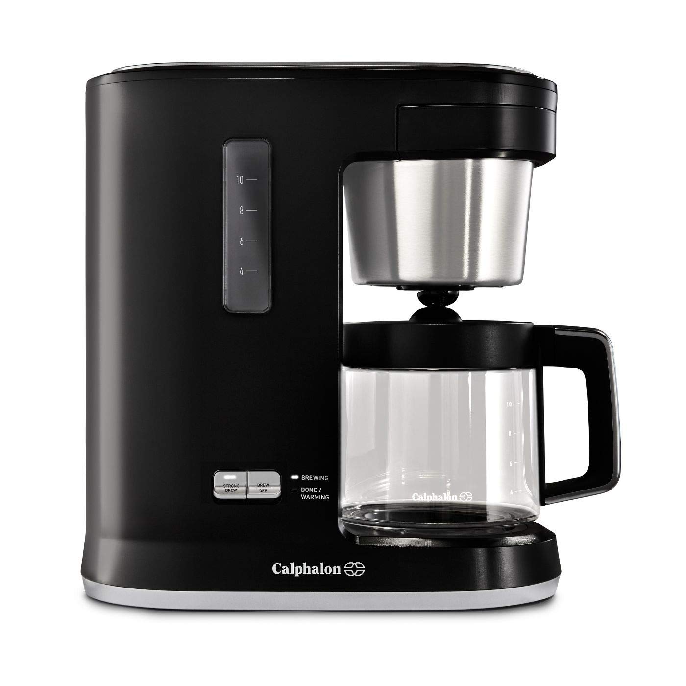 Calphalon Precision Control 10 Cup Coffee Maker, Matte Black