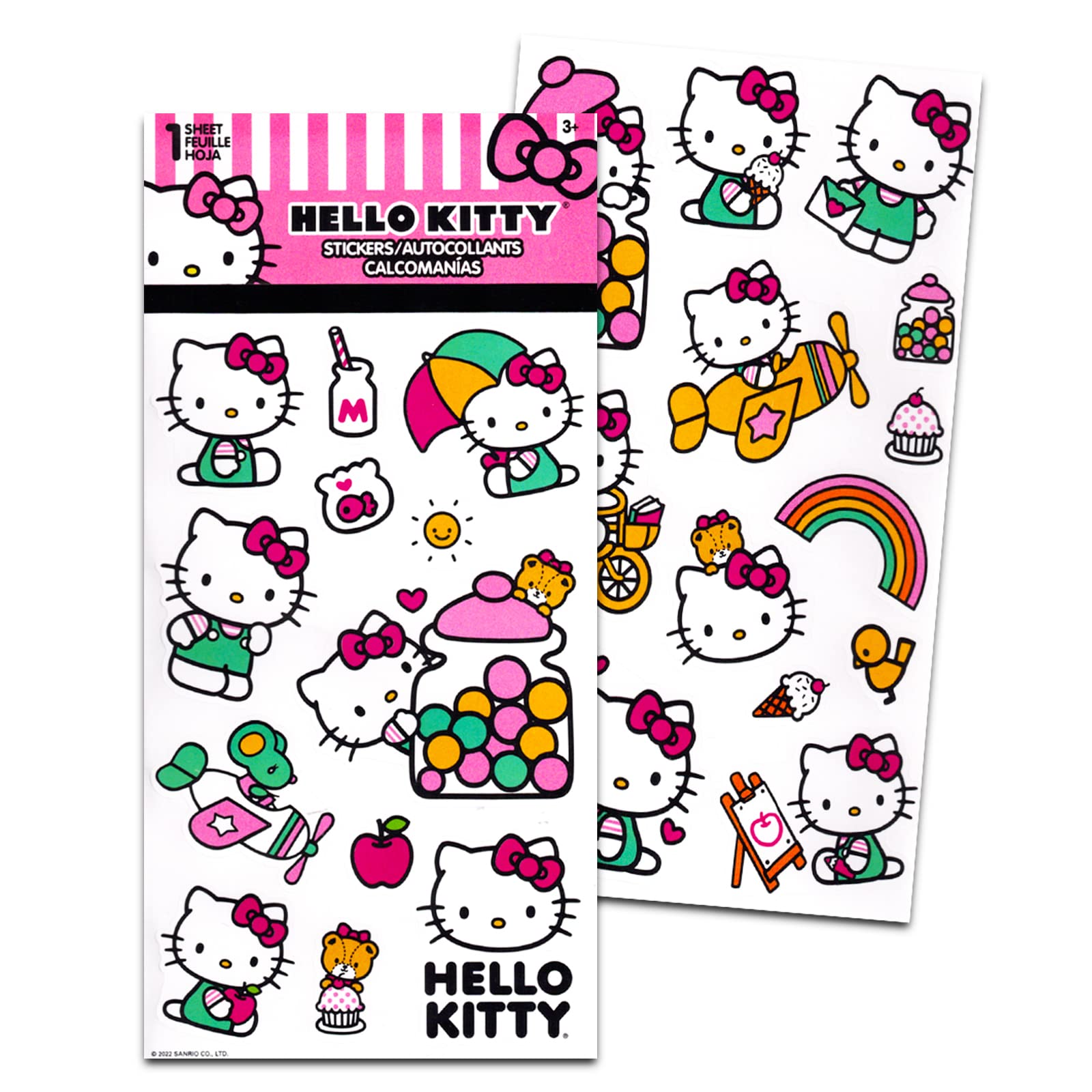 HUB Studios Hello Kitty Coloring Book and Stickers Super Set~ Hello Kitty Coloring Book with Hello Kitty Stickers & Specialty Door Hanger