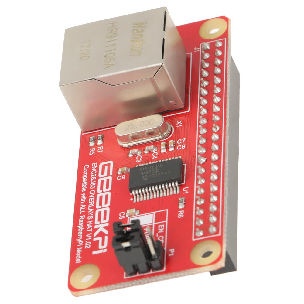 Bewinner ENC28J60 Ethernet LAN Network Adapter Module - Specially Design for Raspberry Pi Zero/W - Easy to Assemble, Easy to Setup - Allows for Raspberry Pi Zero to Access The Network Smoothly