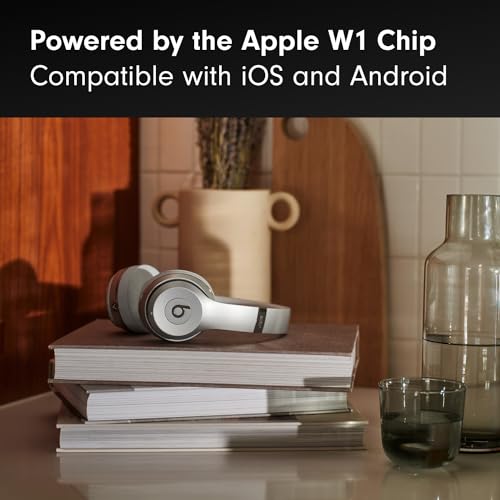 Beats Solo3 Wireless On-Ear Headphones - Apple W1 Headphone Chip, Class 1 Bluetooth, 40 Hours of Listening Time, Built-in Microphone - Silver