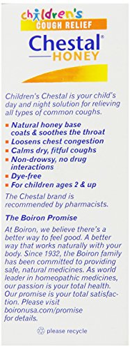 Boiron Children's Chestal for Cough Syrup, Honey, 4.20 Ounce