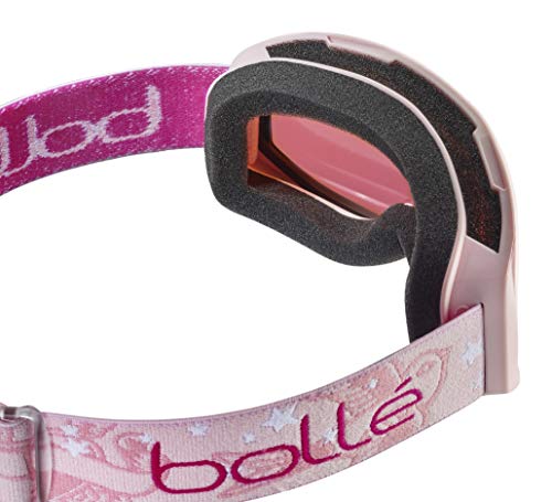 Bolle INUK Pink Princess Matte/Vermillon Cat.2 | Extra Small - Snow Goggles Unisex-Junior