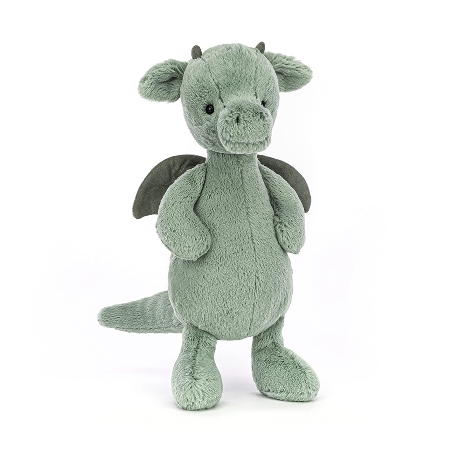 Jellycat Bashful Dragon Stuffed Animal, Medium 12 inches | Mythical Plush Toy | Classic Children's Gift