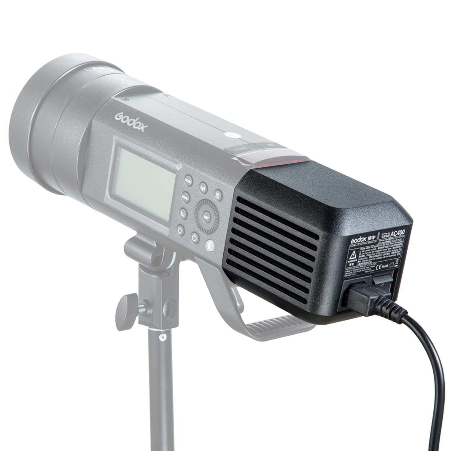 Godox AC400 AC Power Unit, AC Power Unit Source Adapter for Godox AD400Pro All-in-One Outdoor Flash Strobe