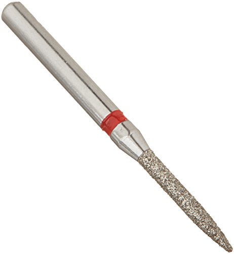 ValuDiamond V-862/012F Economic Line of Diamond Burs, Single Use/Multi-Use, Flame (889/009, 862/010, S862/012, 861/012, 862/012, 863/012, 861/014, 862/014, 862/016, 862L/018), Fine (Pack of 10)