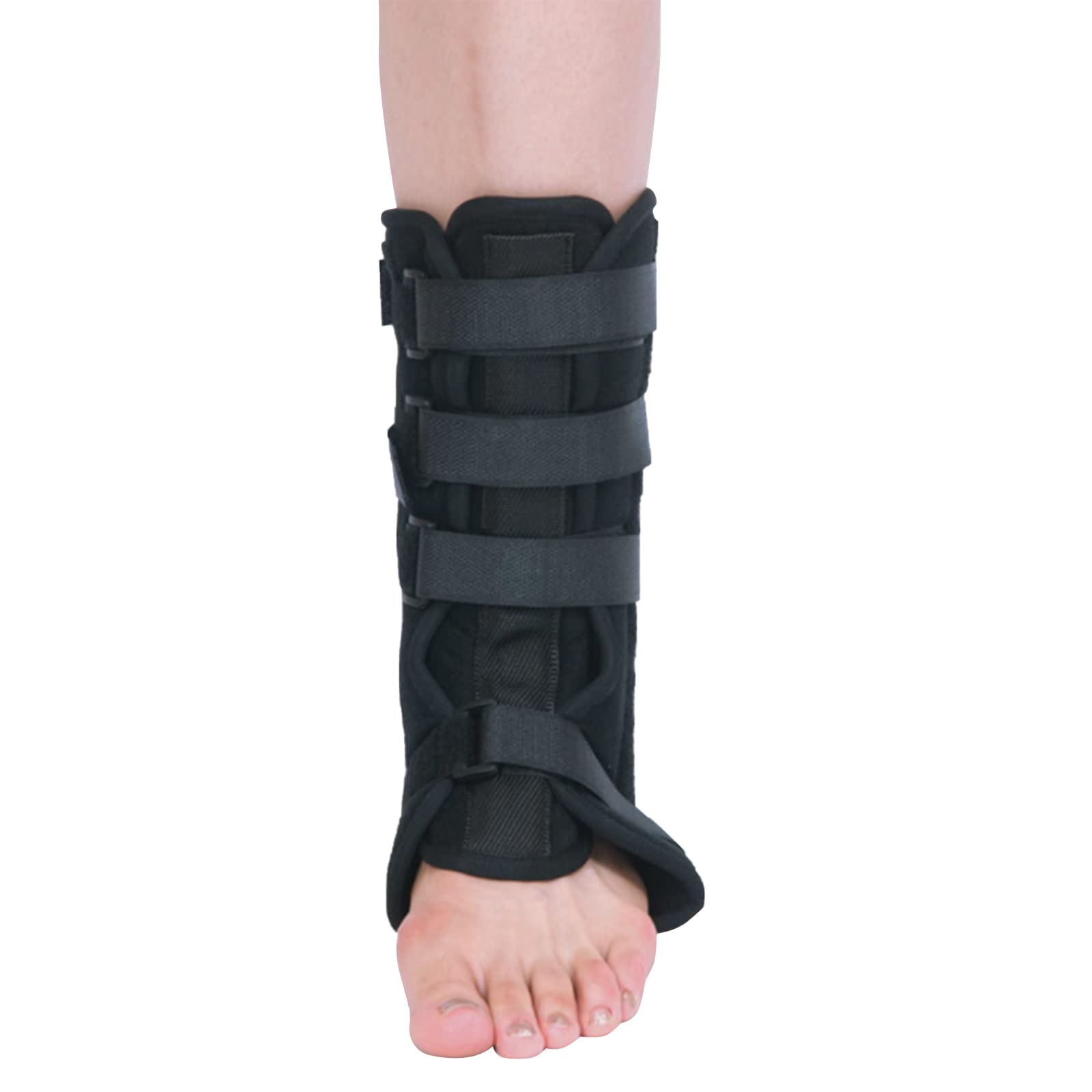Beisto Ankle Brace for Women Men, Adjustable Rigid Stabilizer for Sprained Ankle, Ankle Support Brace for Achilles, Tendon, Injury Recovery