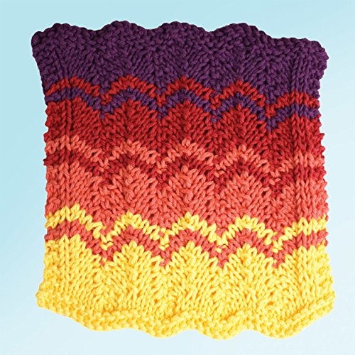 Lily Sugar 'N Cream The Original Solid Yarn, 2.5oz, Medium 4 Gauge, 100% Cotton - Tangerine - Machine Wash & Dry