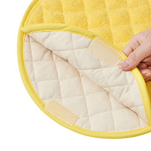 Lifaith ortilla Warmer,Tortilla Server,Pancake Keeper,Size 12β High Density Fabric Keep Warm,Bag to Keep Food Warm (Yellow) β¦
