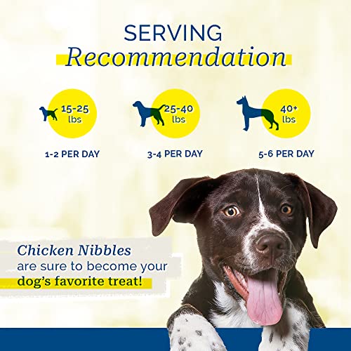 Pet Center Inc. (PCI) Chicken Nibble Dog Treats, 2.25lb. – 100% Real Raw Dehydrated Chicken Breast Bites for Small, Medium & Large Puppies & Dogs