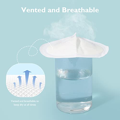 Momcozy Ultra-Thin Disposable Nursing Pads, Ultra-Absorbent and Breathable Portable Breast Pads for Mothers, Keep Dry Continuously, Make Breasts Light and Unburdened, Individually Packaged(60 Count)